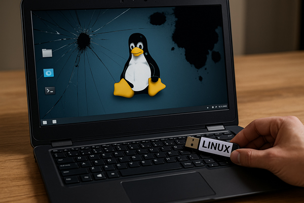 Linux-Notfallstick erstellen: System retten mit USB-Tool